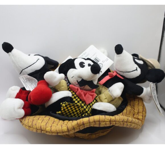 Disney | Toys | Disney Store Mickey Mouse Classic Comic Bean Bag Set 8 ...